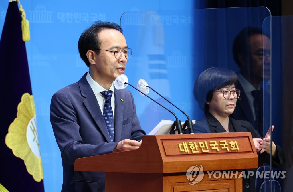 정의당 이동영 수석대변인 당 대표 출마 선언 연합뉴스