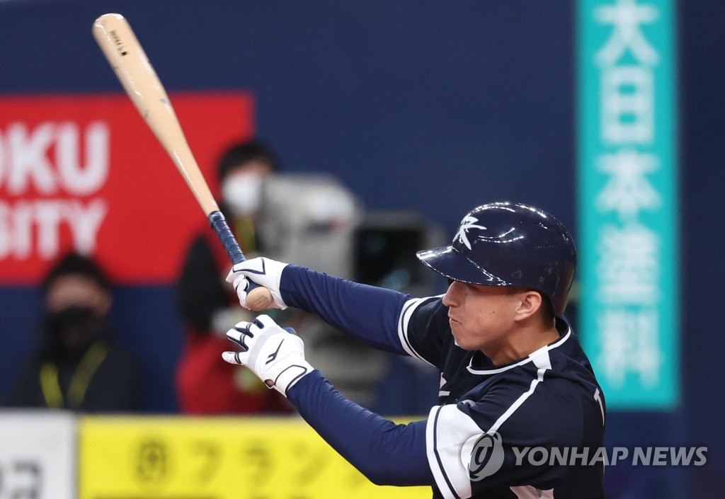 (WBC) Big leaguer Edman enjoys 'exciting' 1st game for S. Korea | Yonhap News Agency