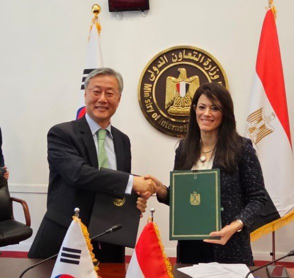 이집트 카이로 메트로 전동차 사업 관련 EDCF 집행 약정 서명식 | 연합뉴스