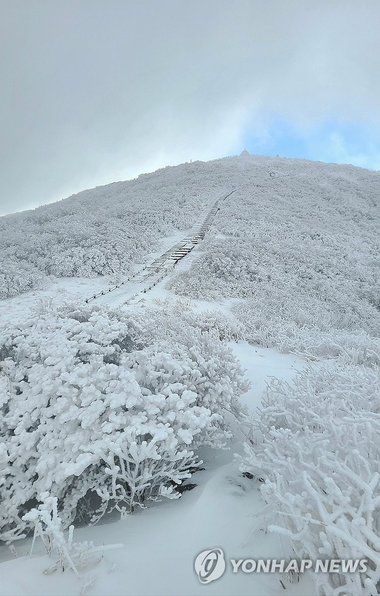 설경 펼쳐진 지리산 노고단 | 연합뉴스