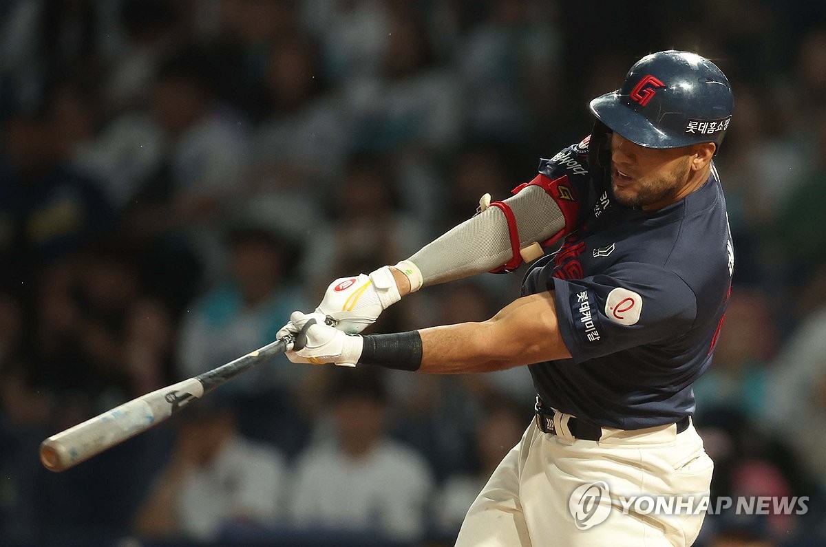 예스! 레이예스 KBO 202 안타 순간 | 연합뉴스